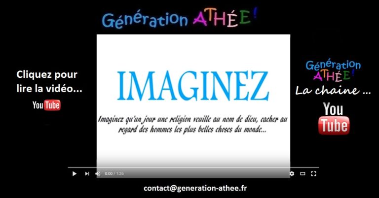 Imaginez qu’une religion cache les plus belles choses au monde ...